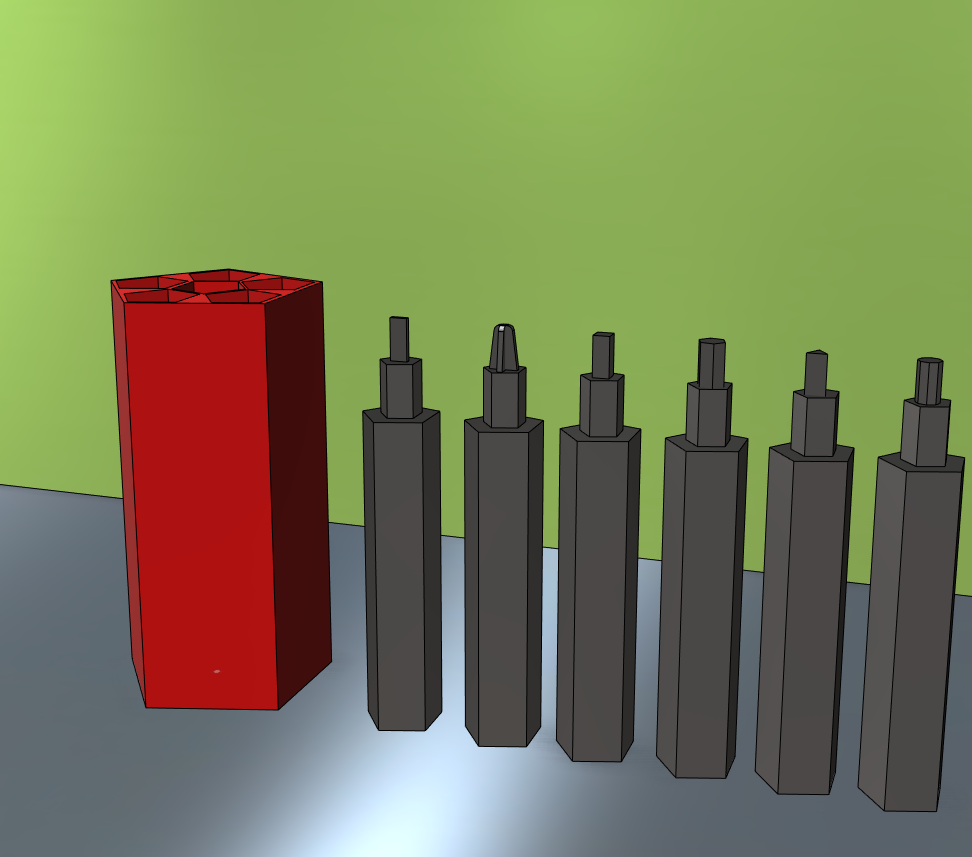 STL file Multi-head screwdriver・3D print design to download・Cults