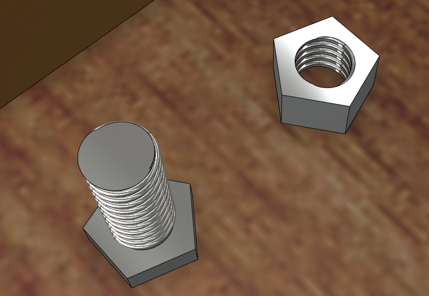 STL file Bolt and nut・Model to download and 3D print・Cults