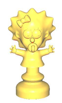 STL file Chess Set Simpsons ♟️・Template to download and 3D print・Cults