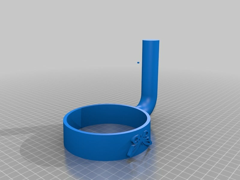 Free STL file Yeti 30 Ounce cup handle with butterfly decoration・3D ...