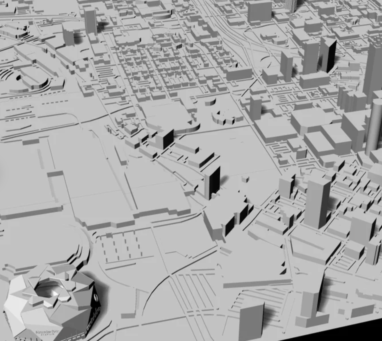 STL file 3D Atlanta | Digital Files | 3D STL File | Atlanta 3D Map | 3D ...