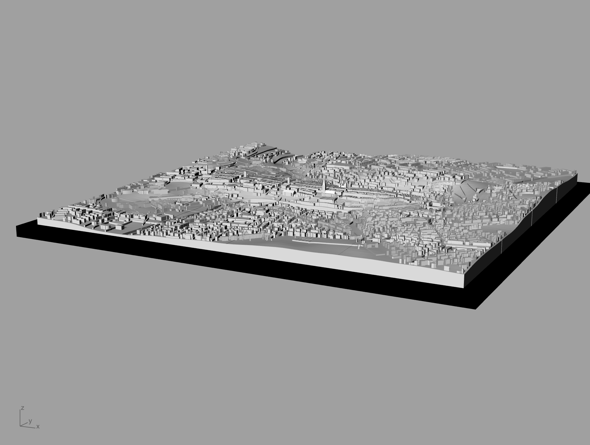 STL-Datei 3D Bern | Digitale Dateien | 3D STL File | Bern 3D Map | 3D ...