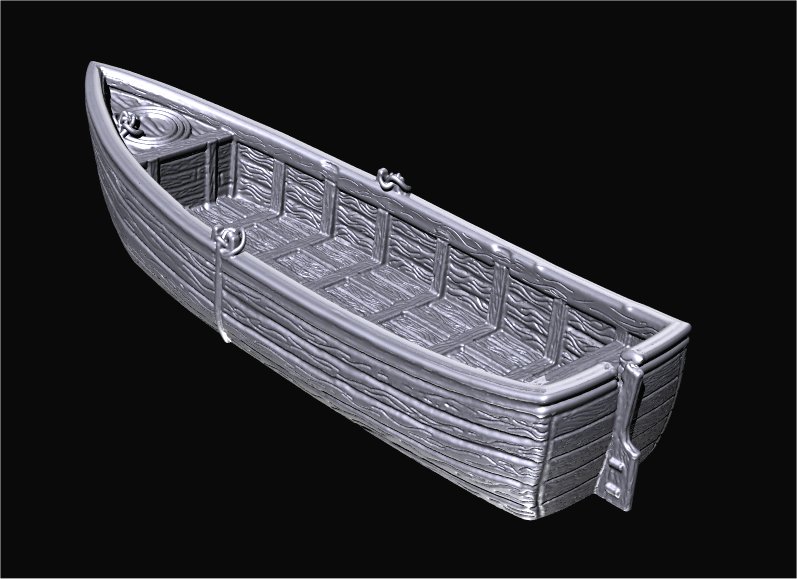 OBJ file Dingy・3D print object to download・Cults