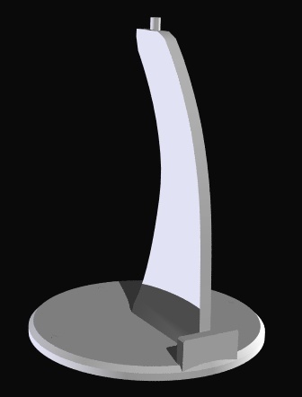 Free OBJ file Flying Base 40mm・3D printing design to download・Cults