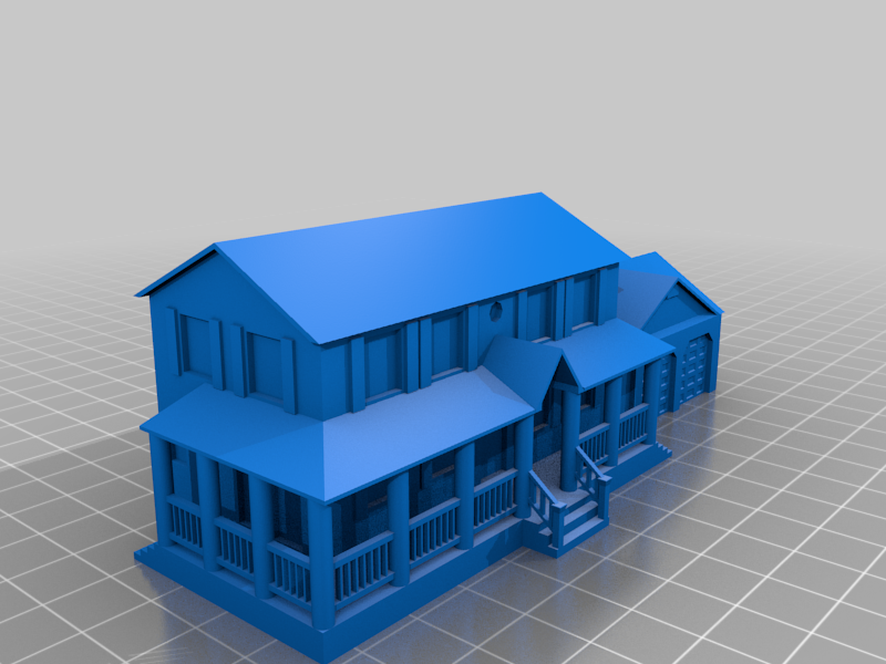 Free STL file House・3D print design to download・Cults