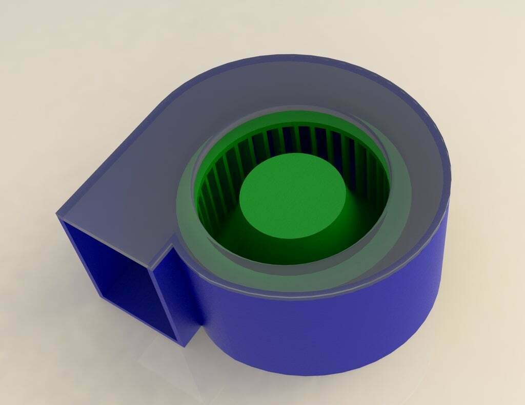 Free STL file Centrifugal Fan・3D printing idea to download・Cults