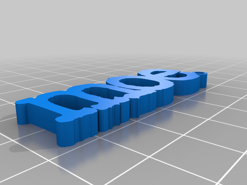 Free STL file moe. Keychain・3D printer model to download・Cults