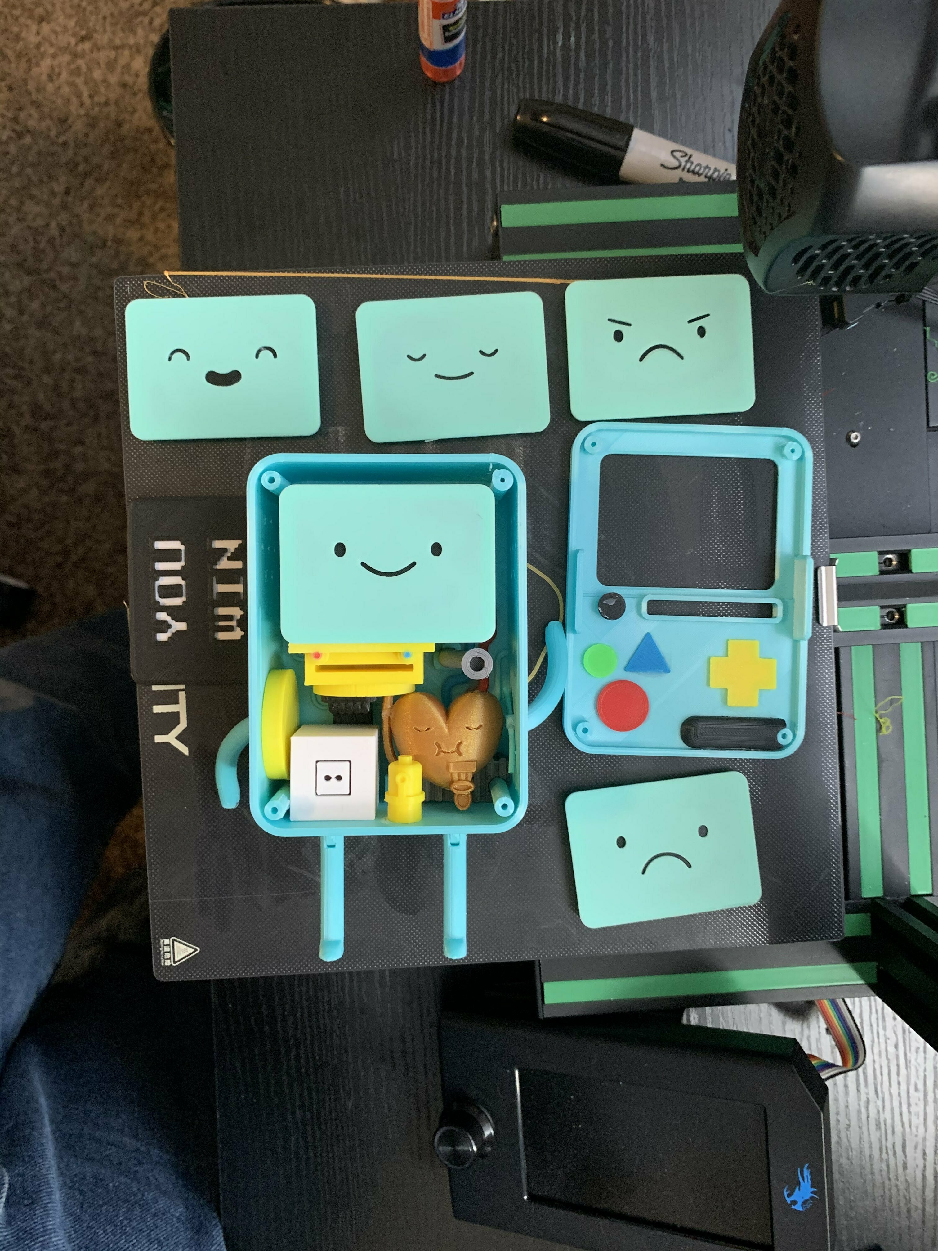 3D printing BMO - with show accurate internal parts! • made with ender ...