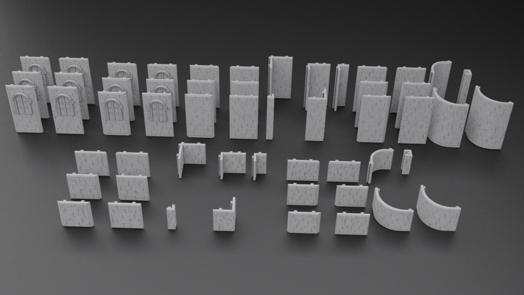 Free 3D file DnD Terrain Stone Cracked Bricks Textures 🧱・3D printer ...