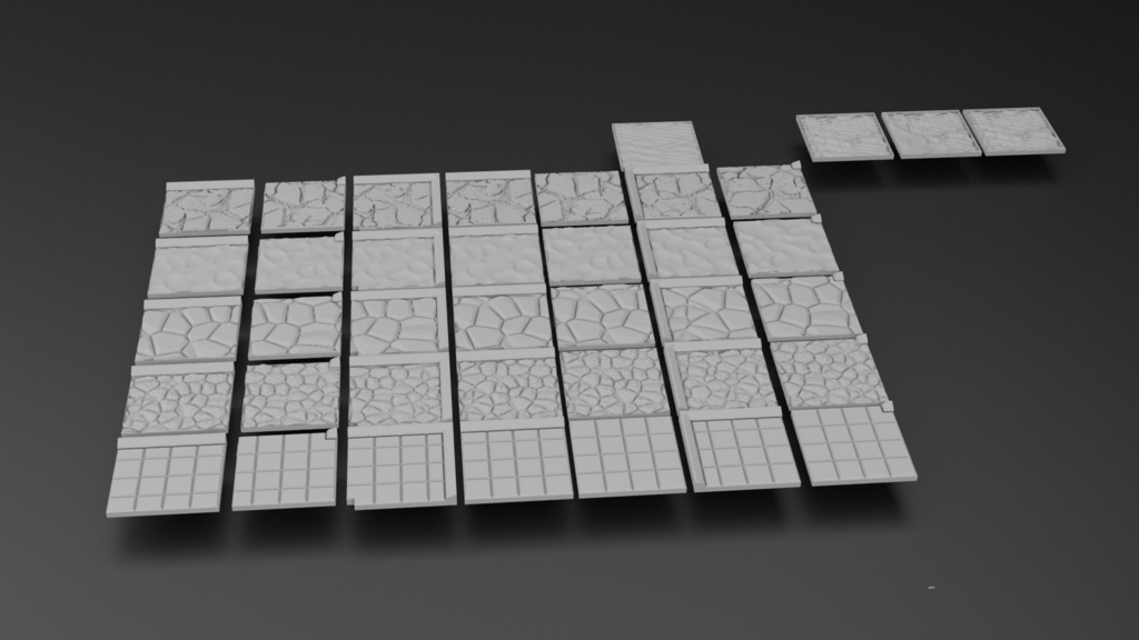 Free STL file Ground Texture for City (DnD Modular System) 🏙️・3D print ...