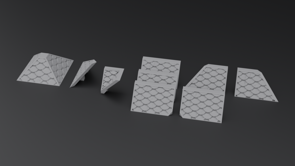 Free 3D file Roof Texture set 2 (DnD Modular Terrain) 🧸・3D printing ...