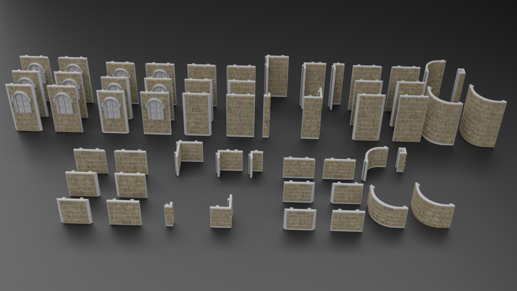 Free 3D file DnD Terrain Stone Cracked Bricks Textures 🧱・3D printer ...