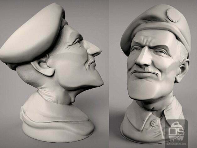 Fichier STL gratuit Le colonel・Design imprimable en 3D à télécharger・Cults