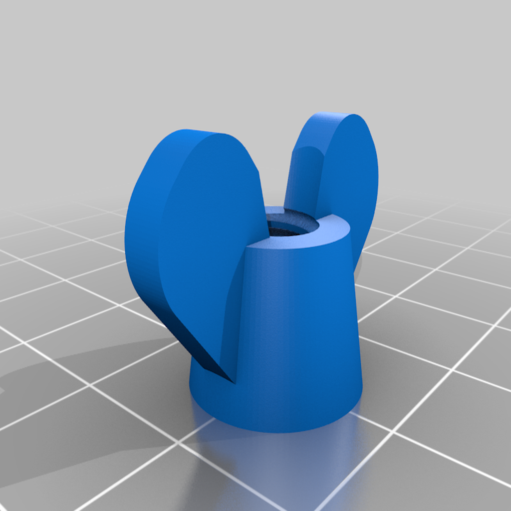 Free 3D file m6 coarse wing nut・3D print design to download・Cults