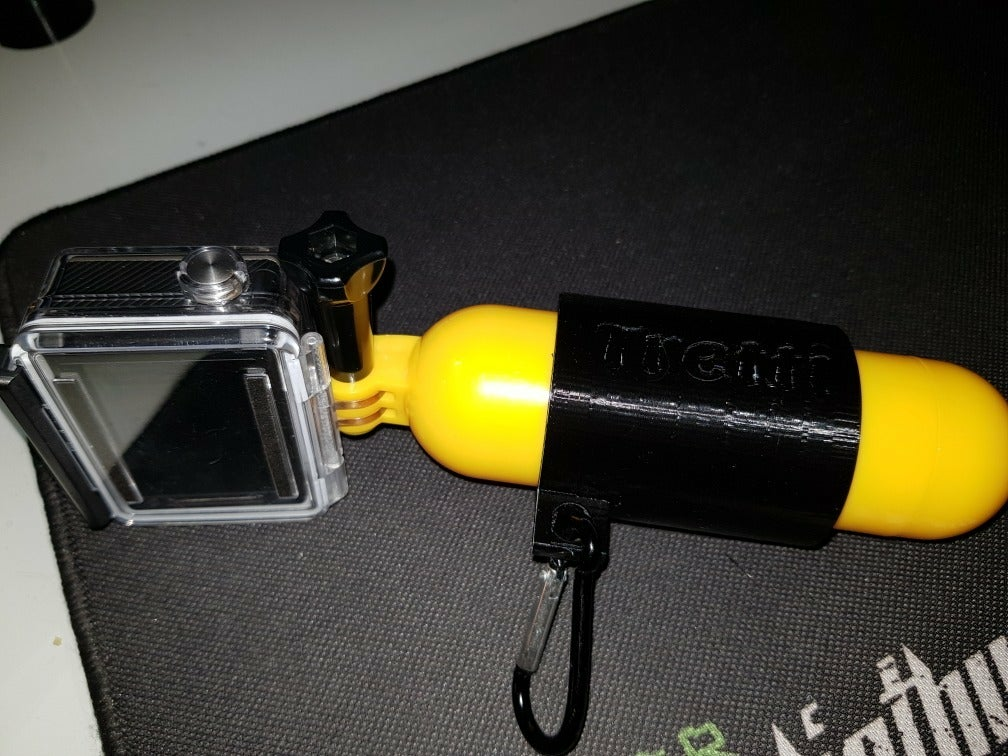 Free STL file Gopro Holder Floaty・Object to download and to 3D print・Cults