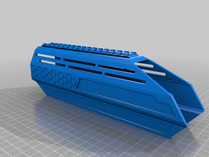 Free 3D file airsoft m249/mk46 custom heatshield・3D printer model to ...