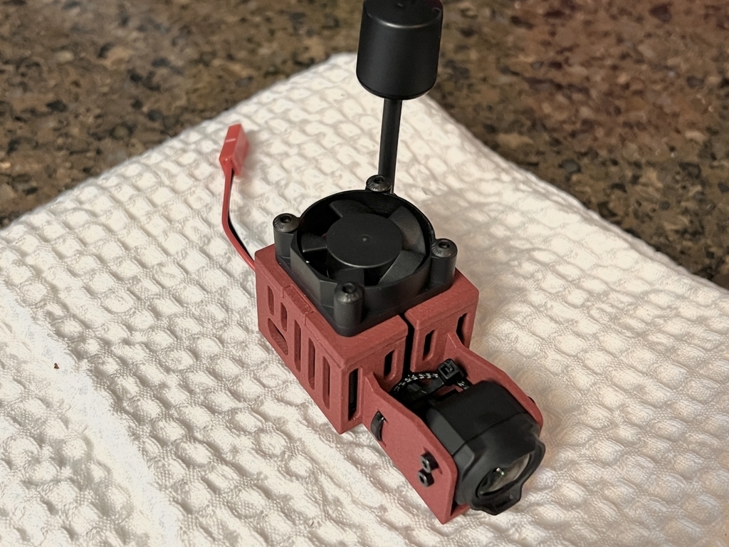 Archivo 3D gratuito DJI O3 caja de la unidad de aire con ventilador de ...