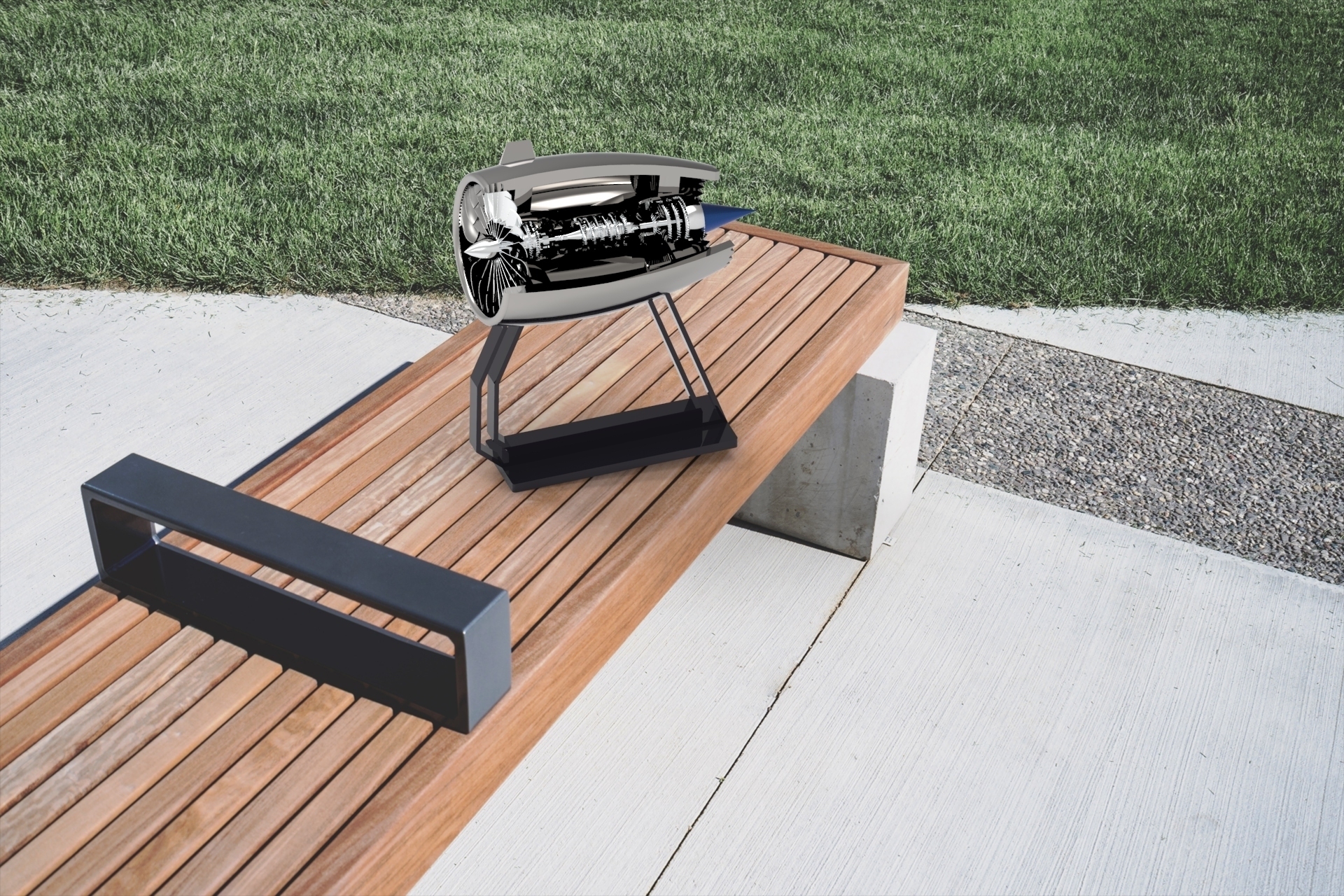 Free STL file Desk LEAP Jet Engine・Template to download and 3D print・Cults