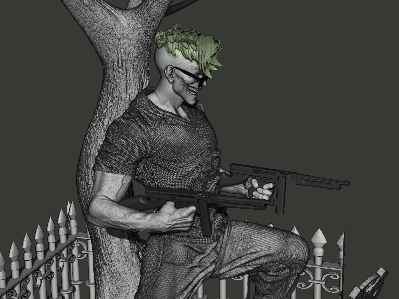 3D file joker・3D printable design to download・Cults