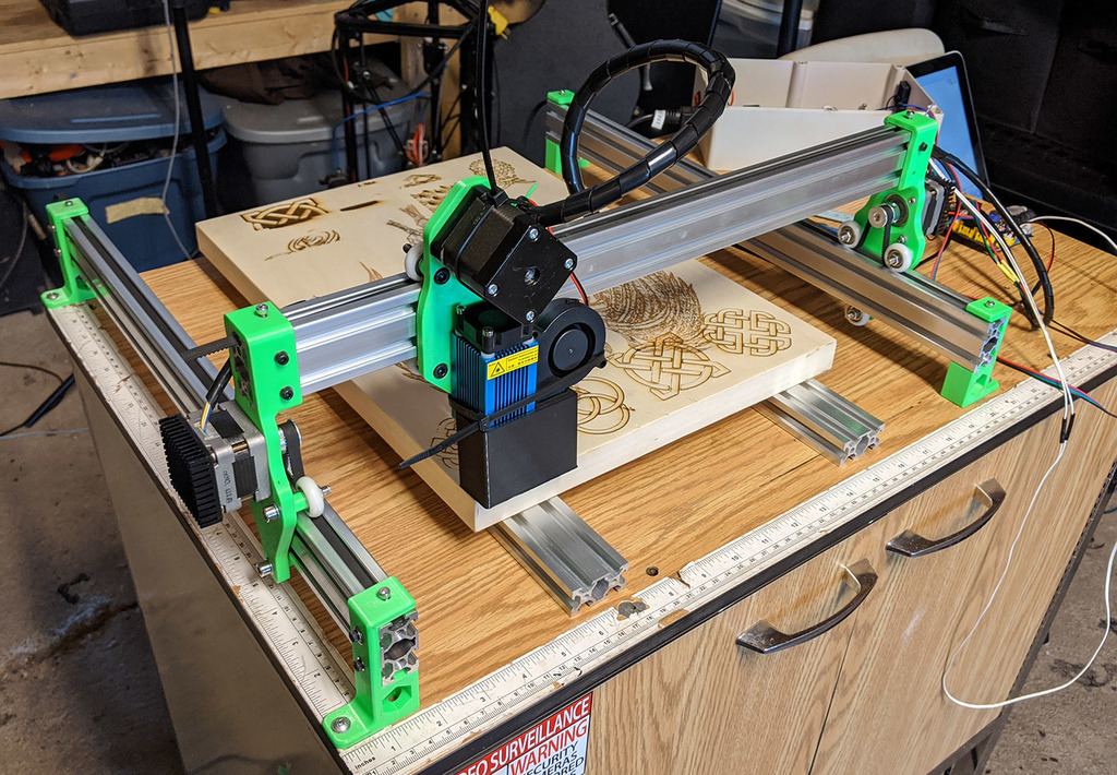 Free 3D file Laser Engraver - Simple DIY GRBL XY Plotter 🧑‍🔧・3D ...