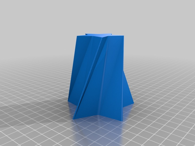 Free 3D file Twisted Star Vase ⭐・3D printing model to download・Cults