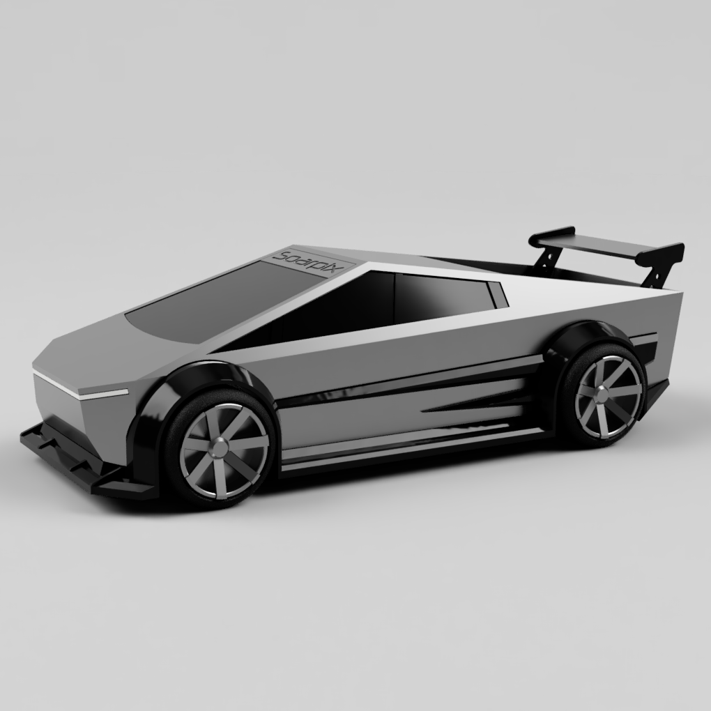 Free STL file TESLA CYBERCAR 🚗・3D print design to download・Cults
