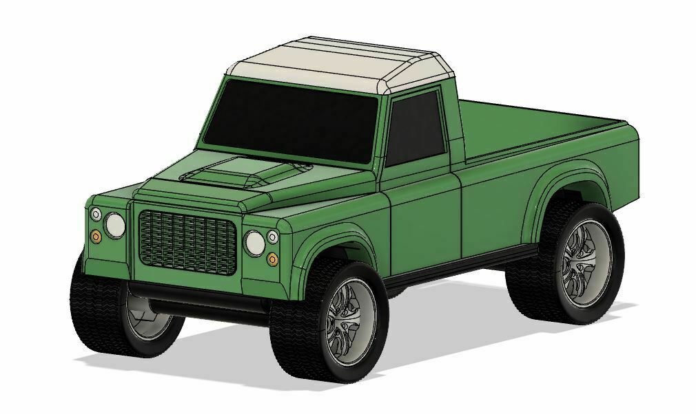 Archivo STL gratis Land Rover Defender - totalmente imprimible en 3D 🚗・Diseño de impresora 3D ...