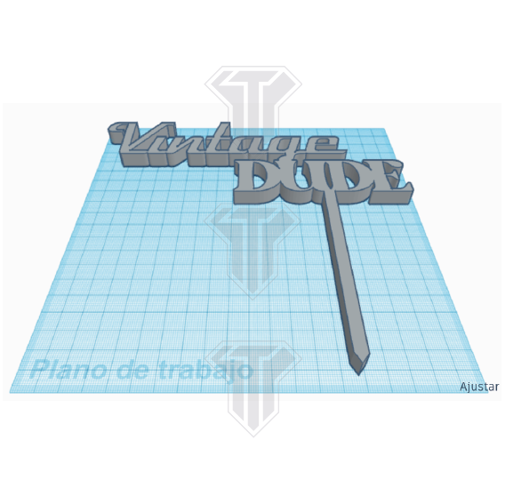 STL file Funny - Vintage dude - Cake topper -Birthday joke・Design to ...