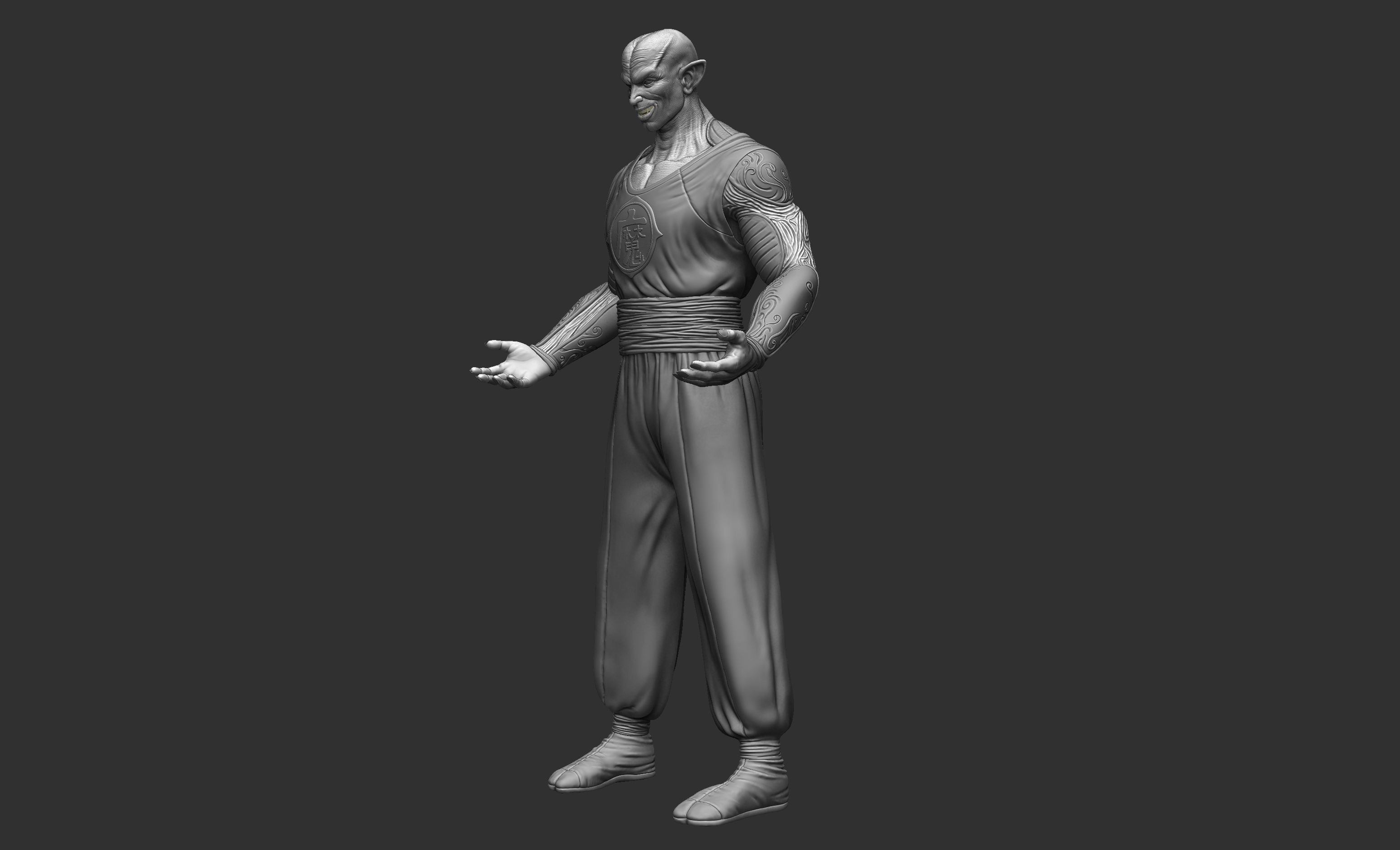 STL file Drazon Ball z PICOLO・3D printing model to download・Cults