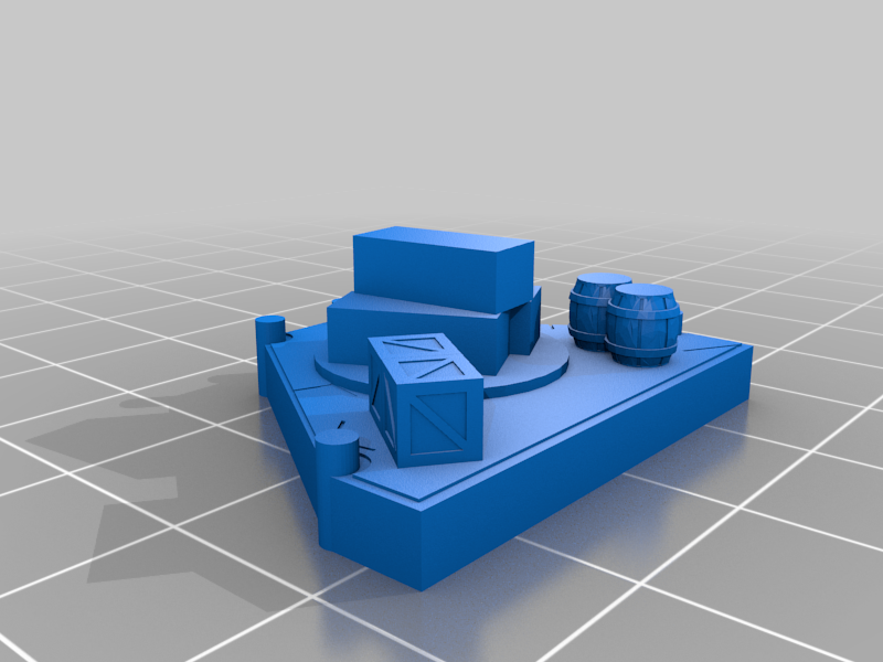 Free STL file Visible, swappable Harbor Docks over V1 Water for V2 ...