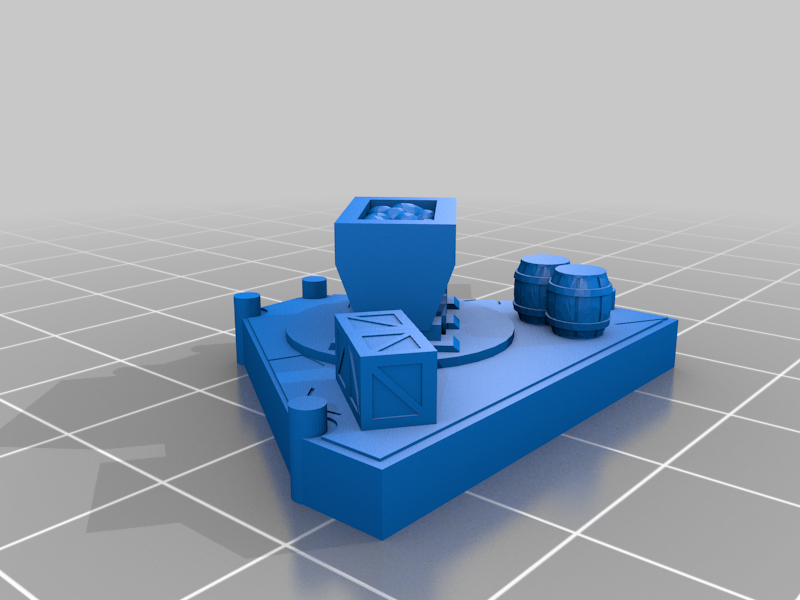 Free STL file Visible, swappable Harbor Docks over V1 Water for V2 ...