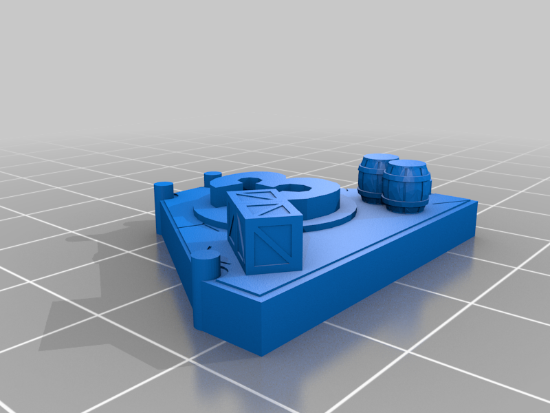 Free STL file Visible, swappable Harbor Docks over V1 Water for V2 ...