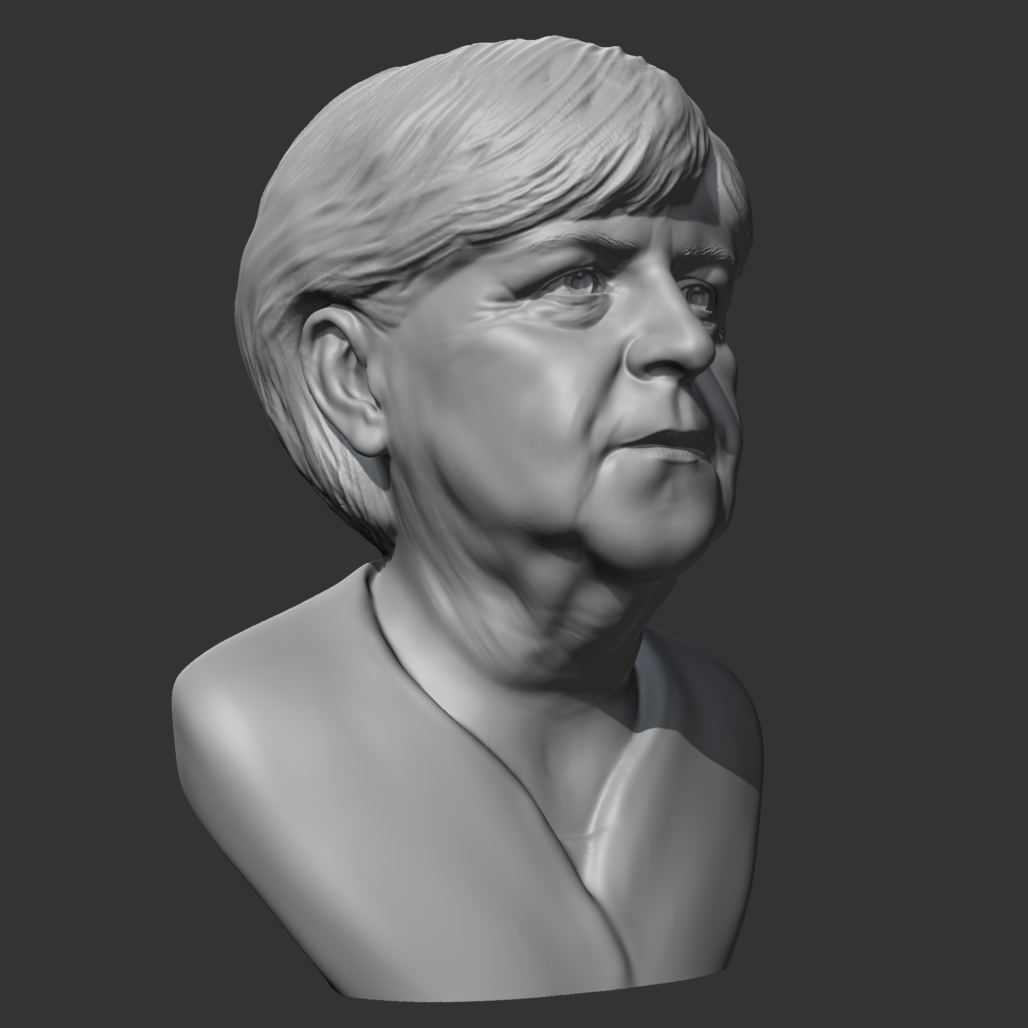 STL-Datei Angela Merkel 3D-Druckmodell・3D-druckbare Vorlage zum ...