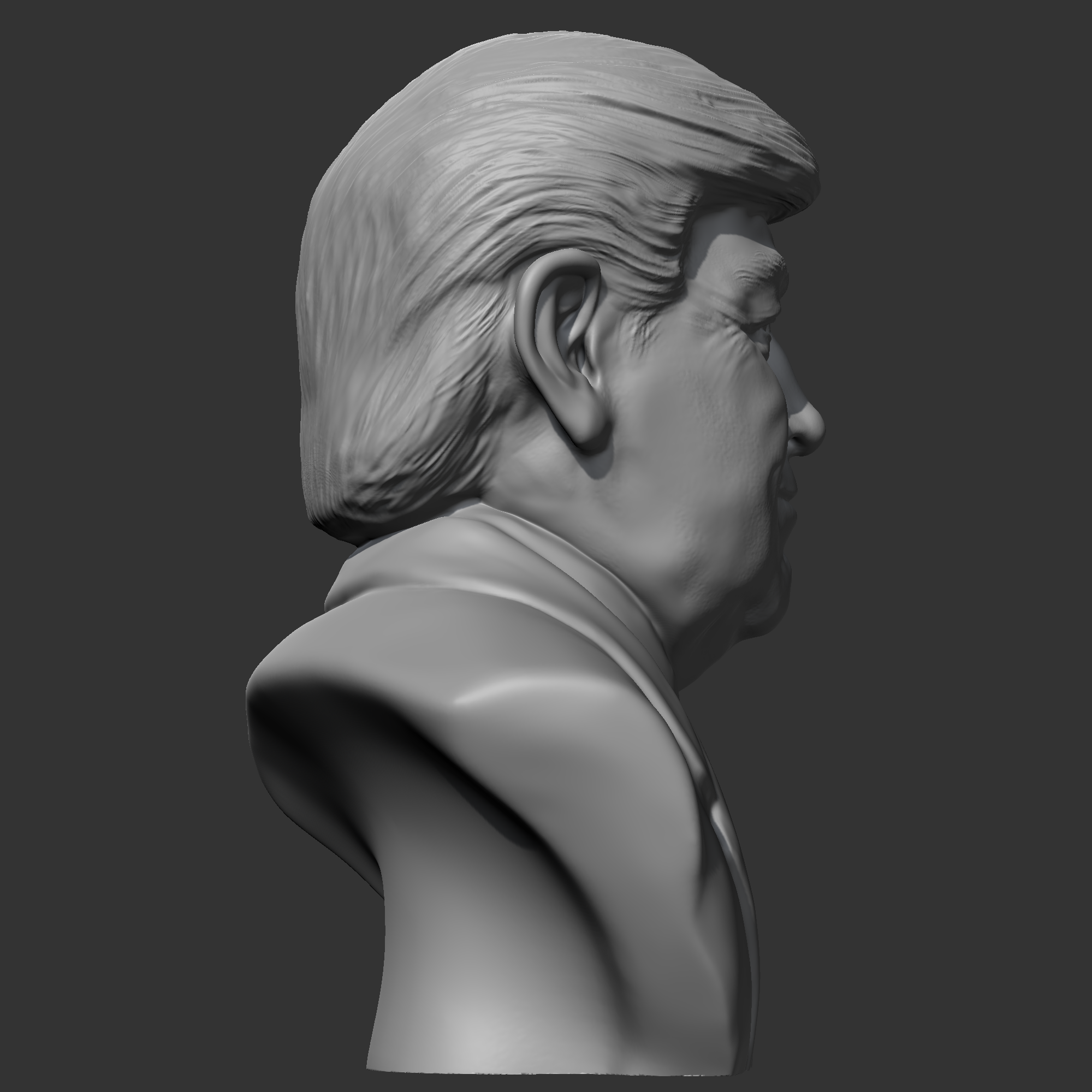 STL file Donald Trump 3D print model 👤・3D printer model to download・Cults