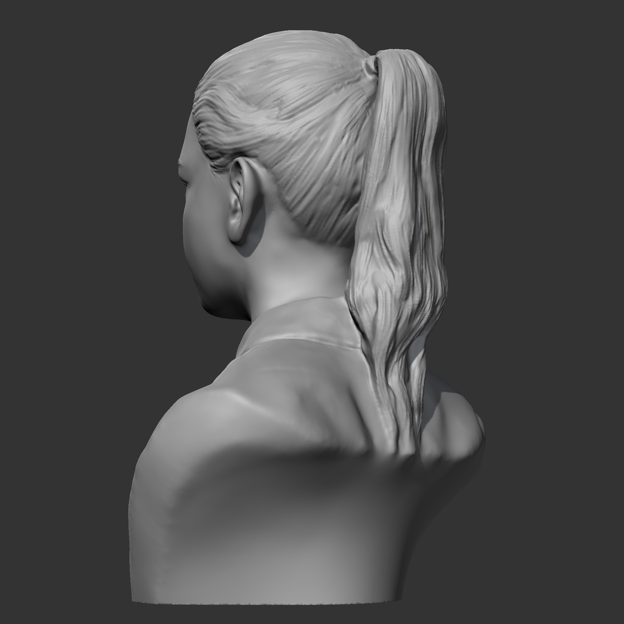 STL file HD girl bust A 3D print model・3D printing design to download・Cults