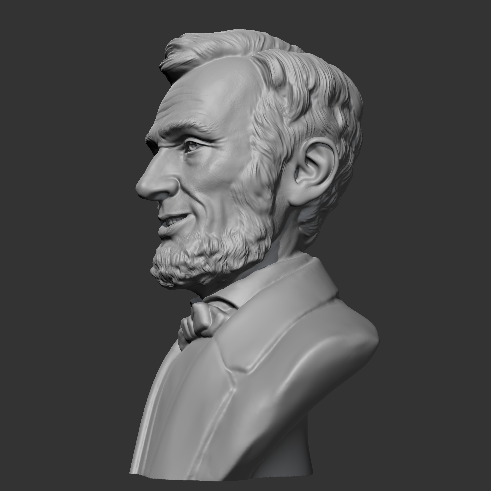 STL file Abraham Lincoln 3D print model・3D print design to download・Cults
