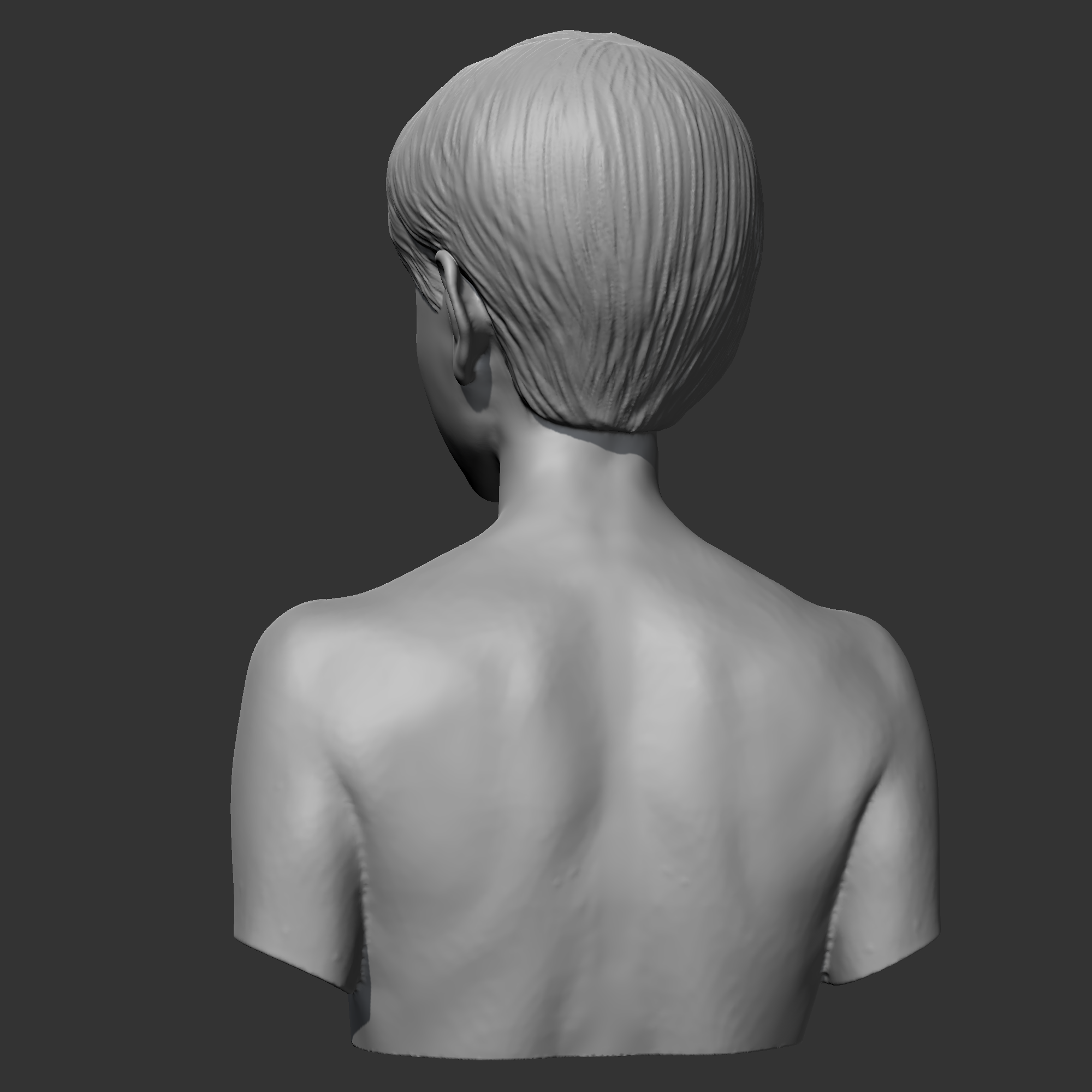 STL file HD girl bust O 3D print model・Model to download and 3D print・Cults