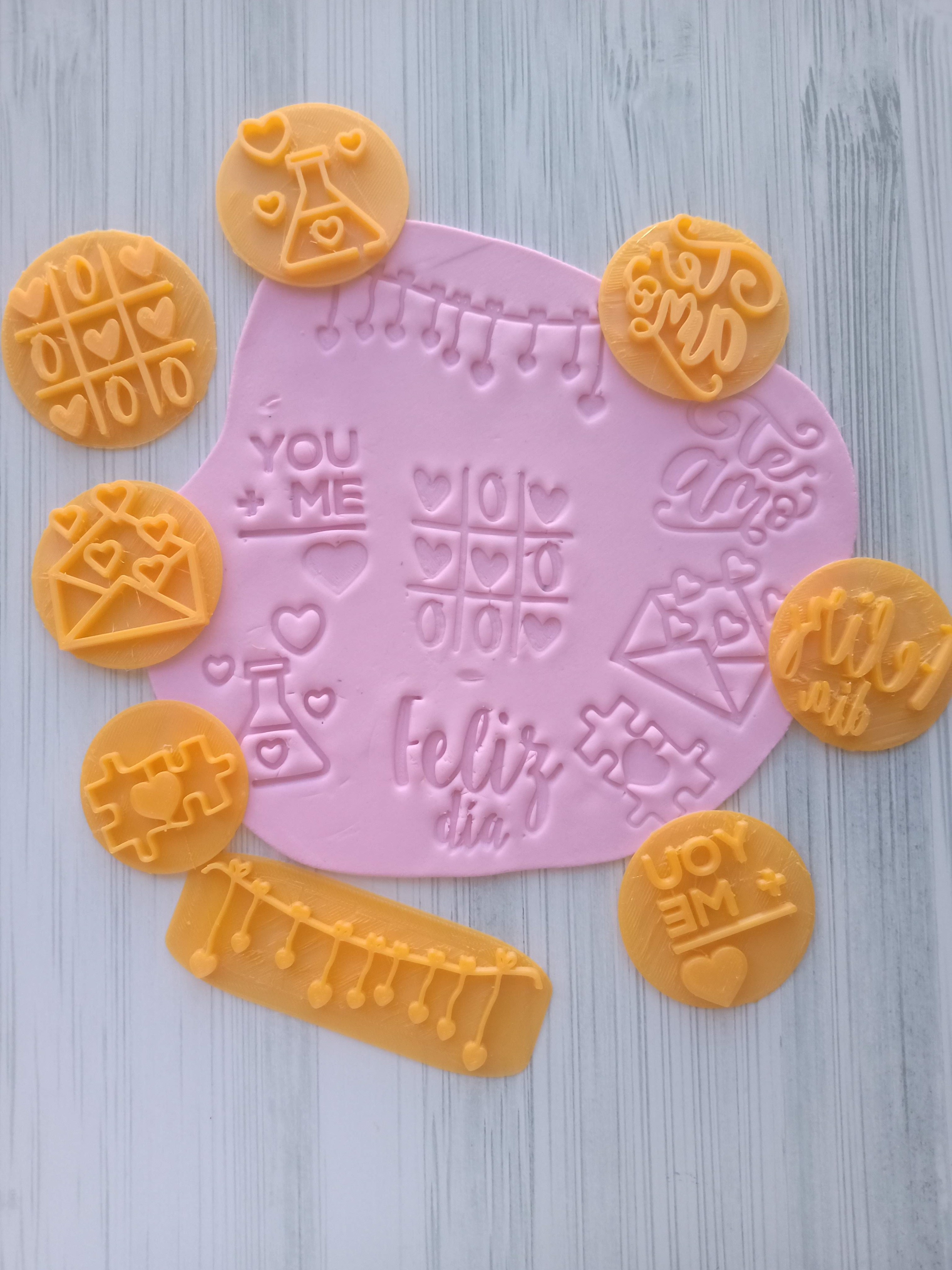 Free STL file Stamp Stamp Stamp Valentine's Day・3D printing model to ...