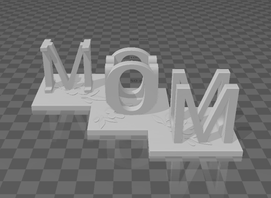 Free STL file Mothers Day i love u mom・3D printing model to download・Cults