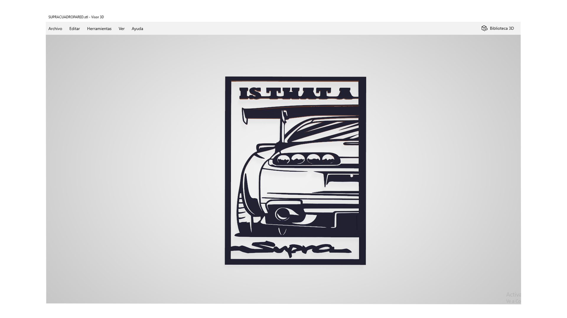 STL file Toyota Supra DECO・3D printable model to download・Cults