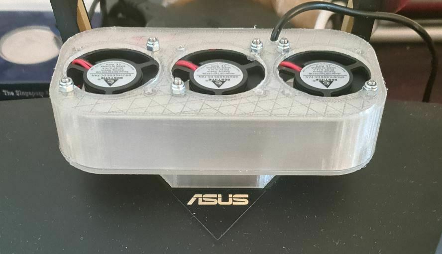 Free 3D file ASUS router exhaust fan 3 piece・3D printer design to ...