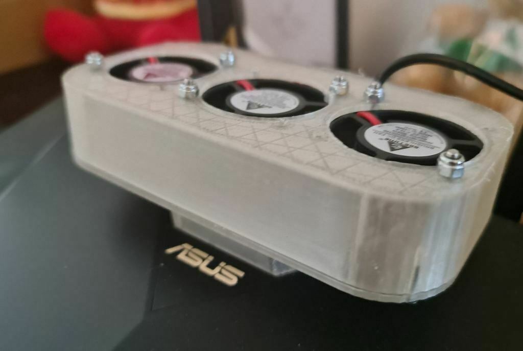 Free 3D file ASUS router exhaust fan 3 piece・3D printer design to ...