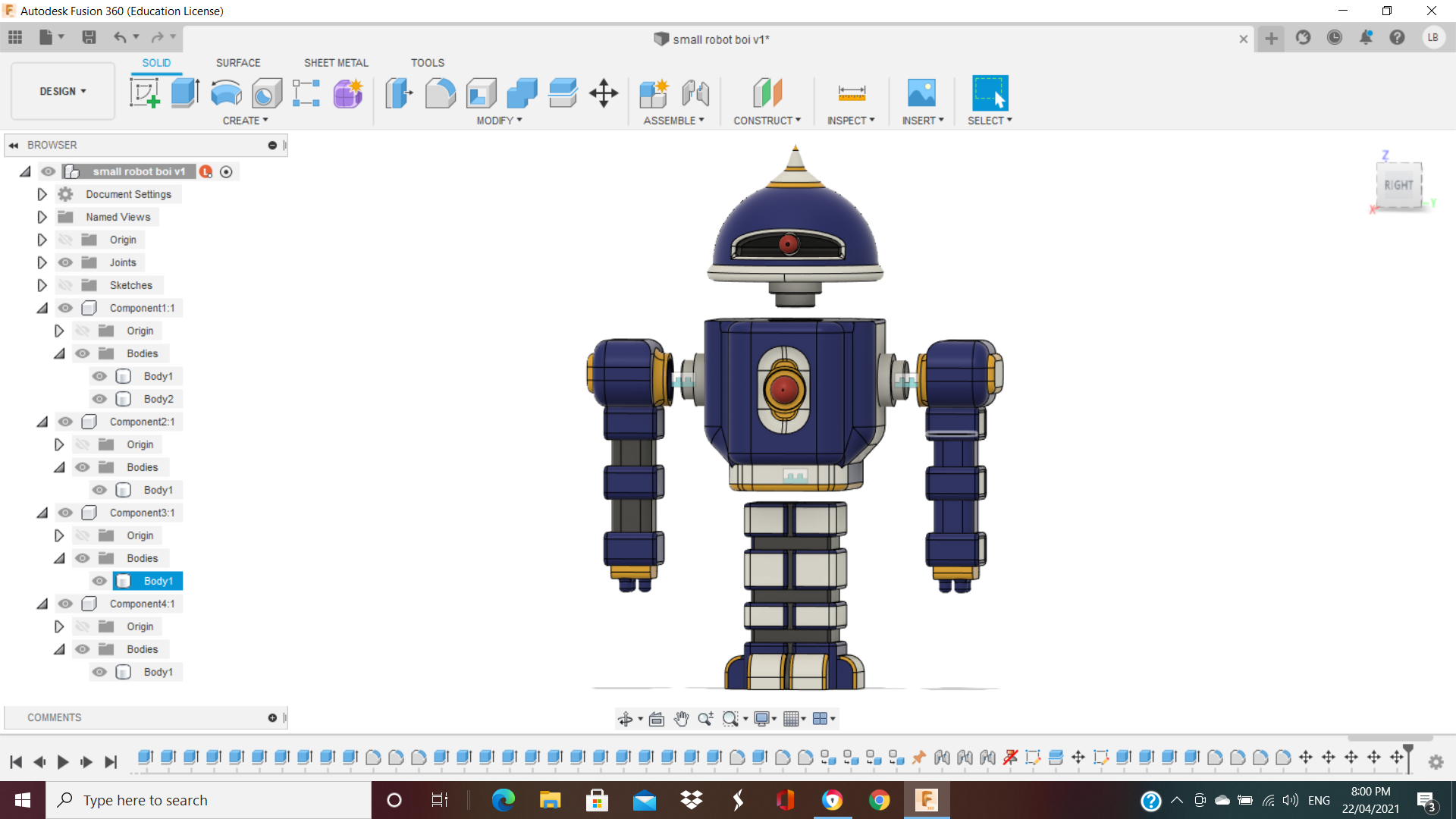 Free STL file Small Robot Boi・3D printing idea to download・Cults