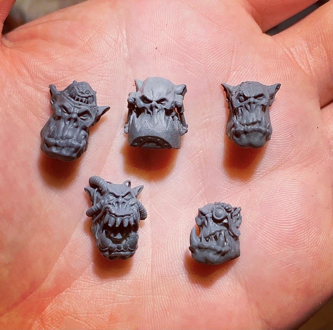 STL file MrModulork's Bionik Orc Heads - Set A・3D printing model to ...