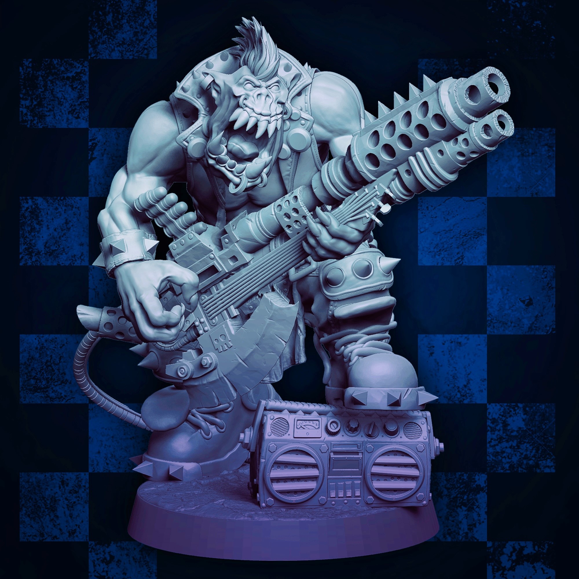 STL file MrModulork's Orc Rokk-Starr Modular Kit 🎲・Template to download ...