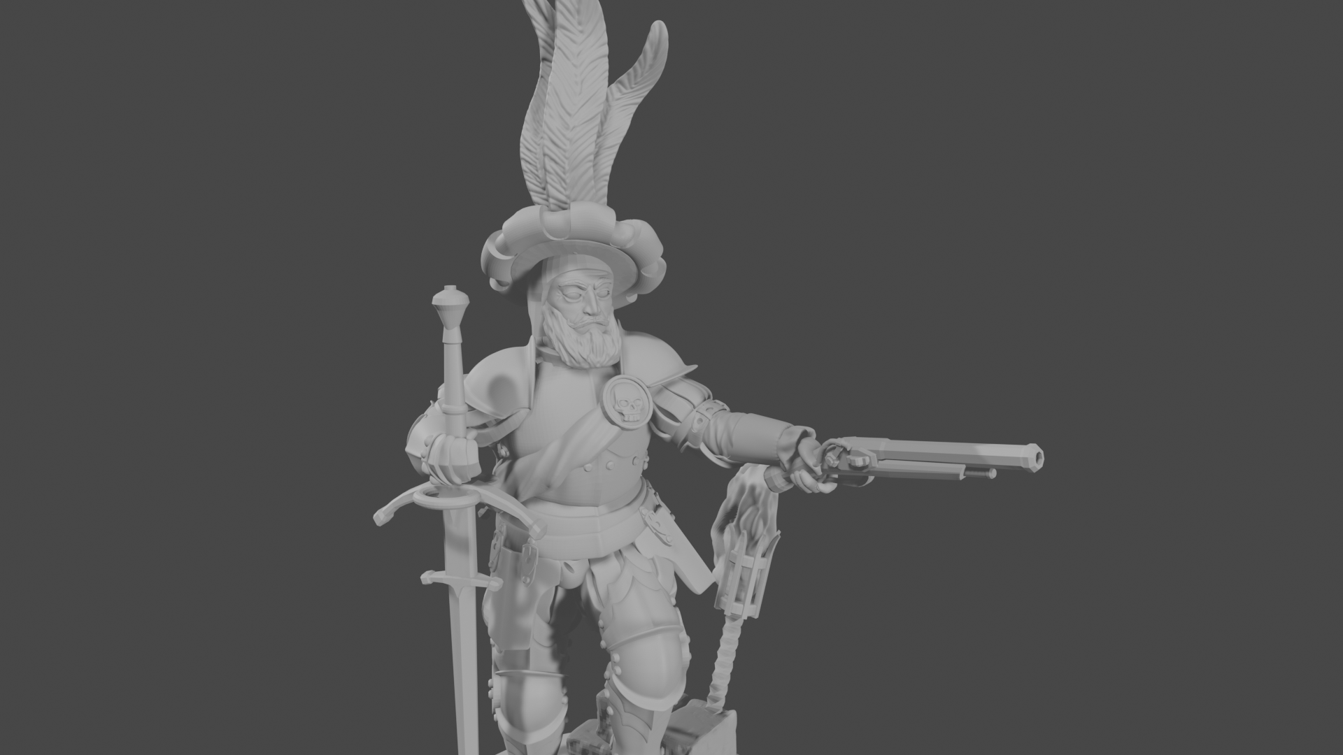 3D file Mercenary Guild General 🗡️・Design to download and 3D print・Cults