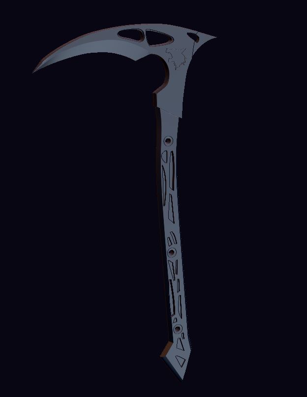 STL file GHOST GRIM REAPER COSPLAY・3D printable model to download・Cults