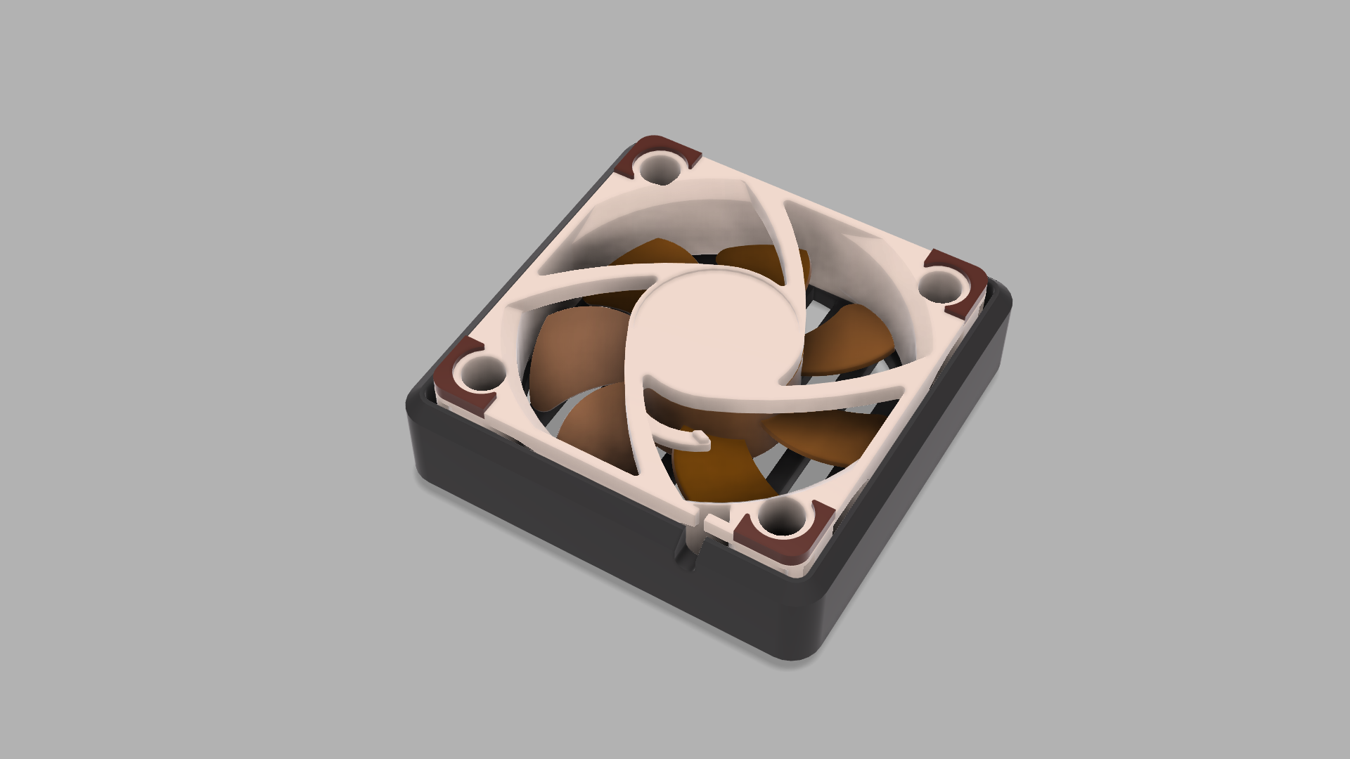 Free STL file Customizable Noctua 40x40x10mm Fan Cover・Model to ...