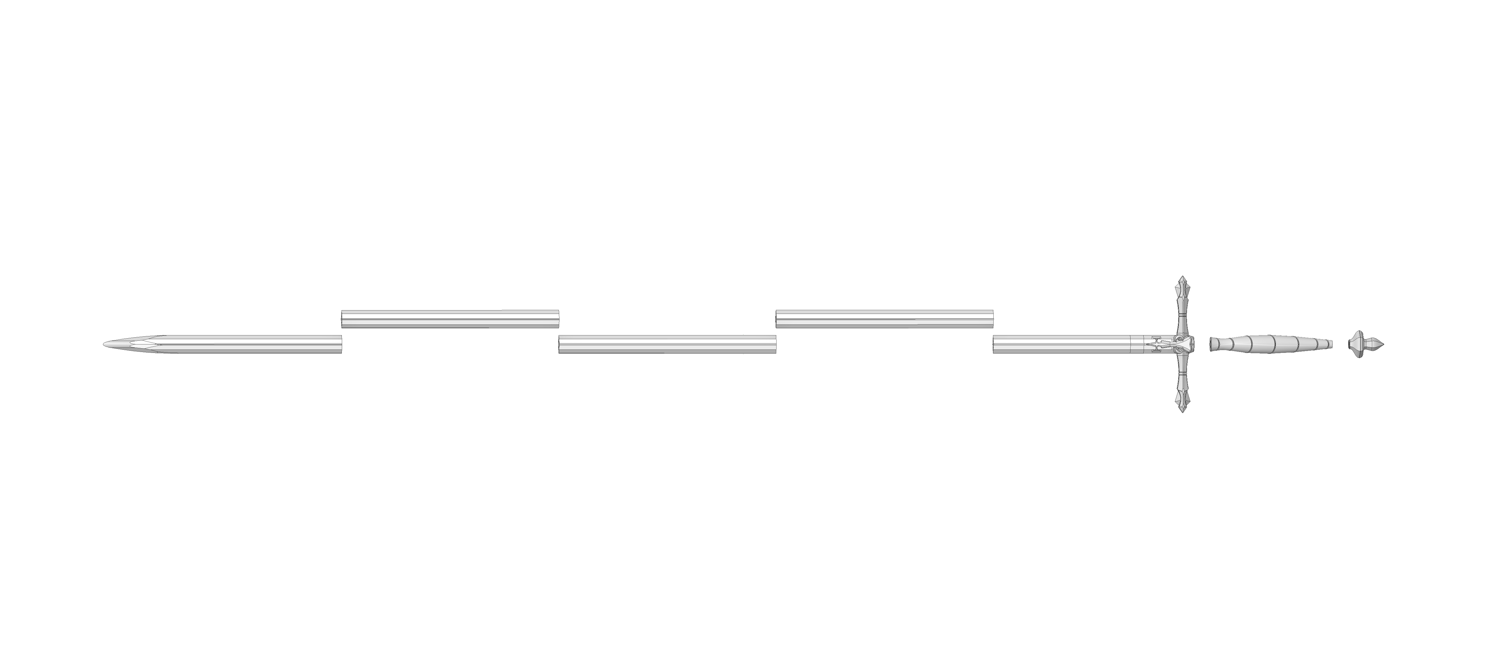 3D file Alucard Long Sword | Castlevania Netflix | Cosplay Prop ...