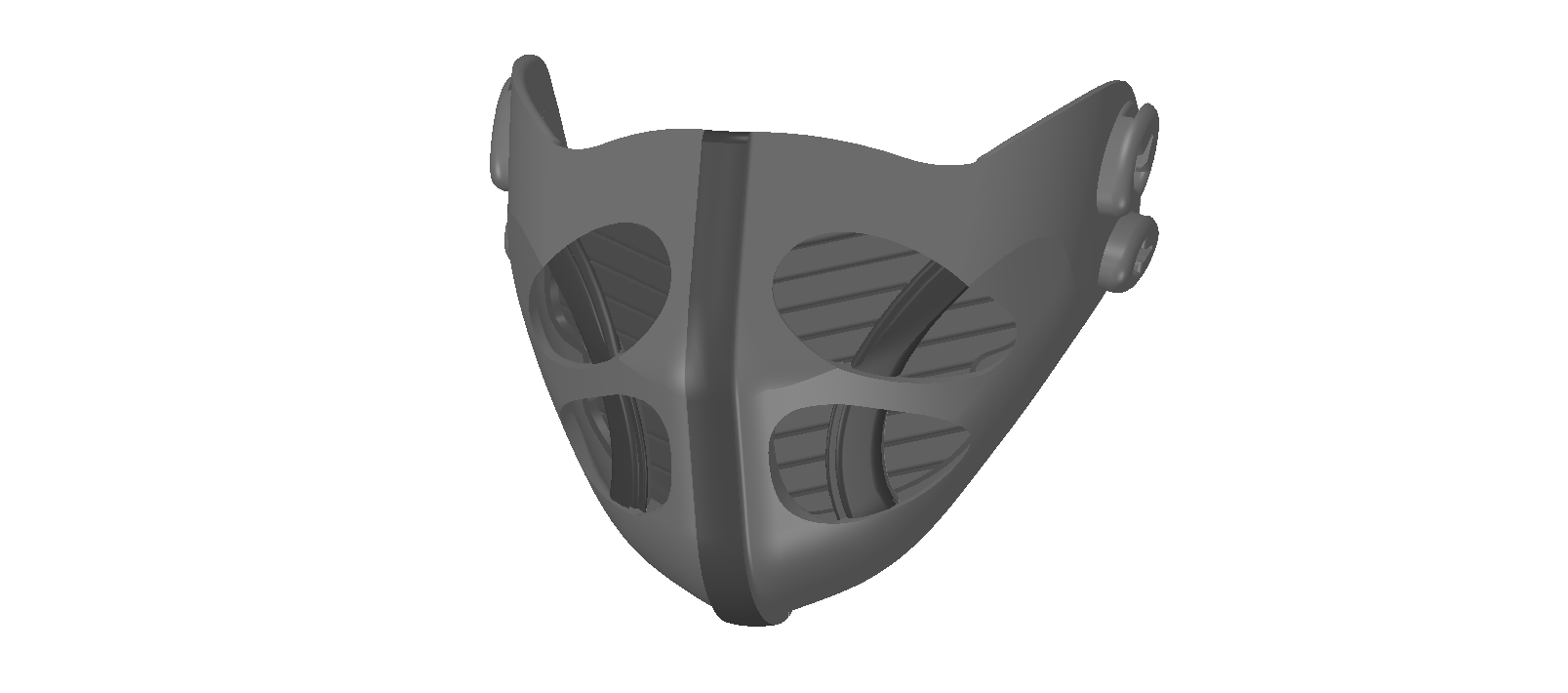 STL file Dune 2020 Fremen Stillsuit Mask | Cosplay & Adaptable for ...